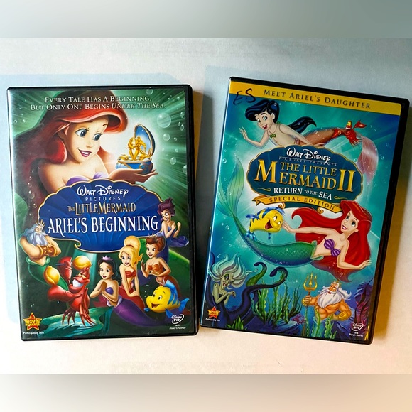 Disney | Media | Euc Little Mermaid Walt Disney Dvds Prequel And Little ...